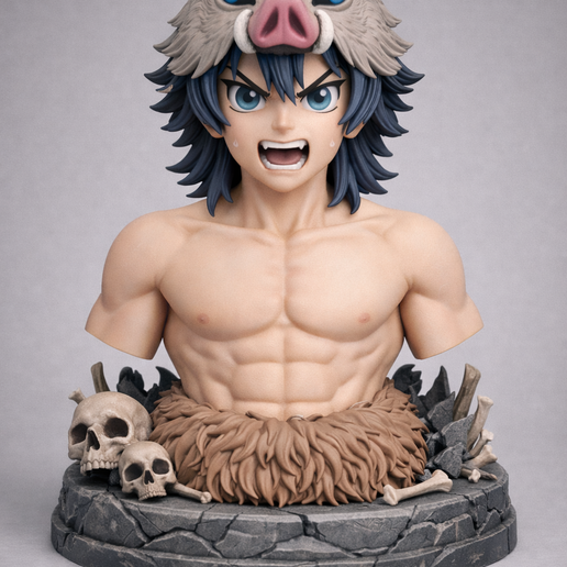 👤 Demon Slayer Ultimate Premium Bust Collection・ STL File for 3D ...