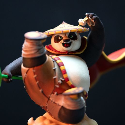 🐼 Kung Fu Panda Po・ 3D File for 3D printing・Cults
