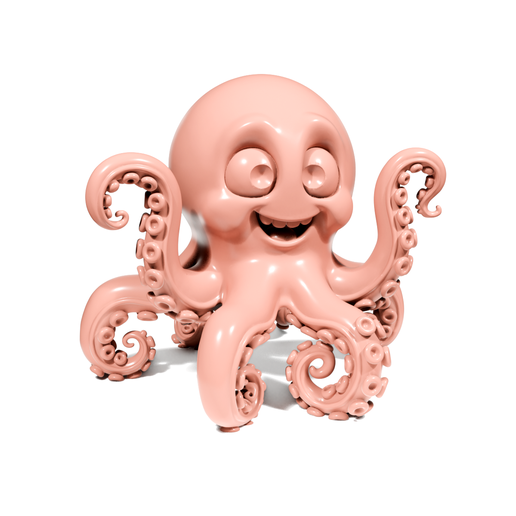 cartoon octopus face
