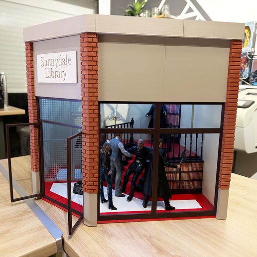 🧛 Buffy the Vampire Slayer mini bookcase・ 3D File for ・Cults