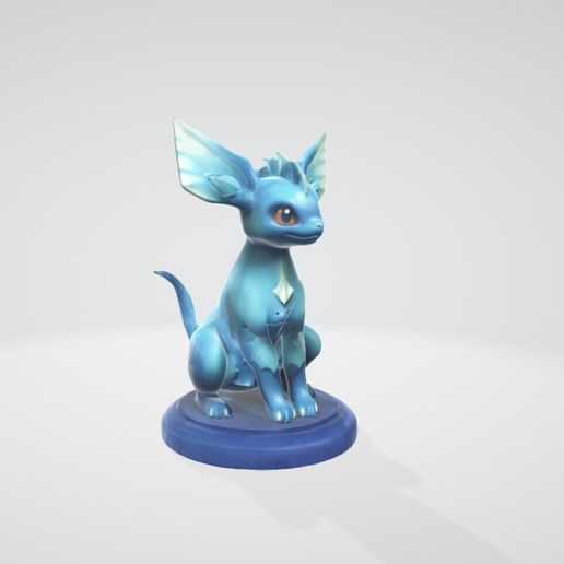 STL file vaporeon pokemon 🐉 ・3D print object to download・Cults