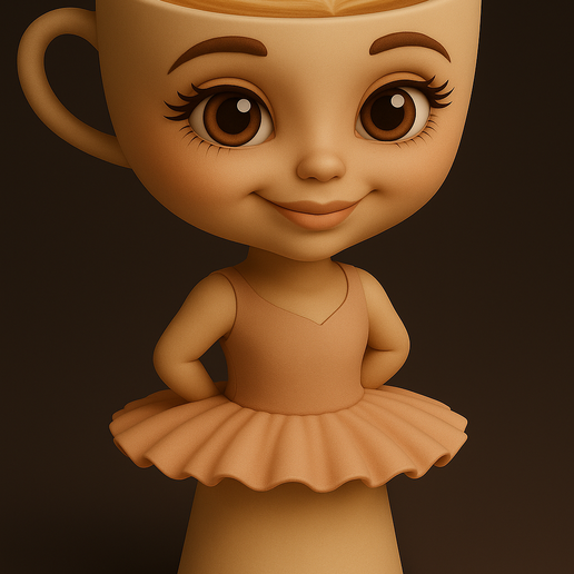 🎨 Balerina Capuchina type Sprunki - Fan Art for 3D Printing・ STL File ...