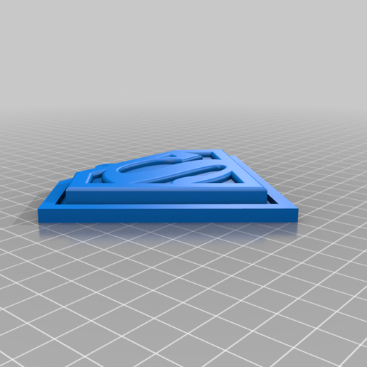 🦸‍♂️ Superman Badge・Free STL File for ・Cults