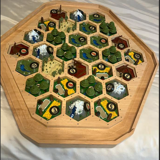 👪 Custom Catan Set・ STL File for 3D printing・Cults