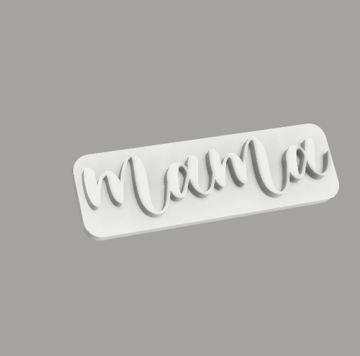 🗝️ Mama Keychain・Free STL File for ・Cults