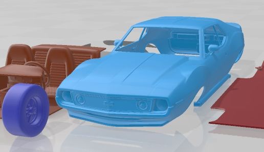 🚗 AMC AMX SST 1973 Printable Car・ 3D File for 3D printing・Cults