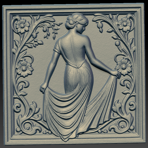 STL file Relief of the Dancing Shadow 💃 ・3D print object to download・Cults