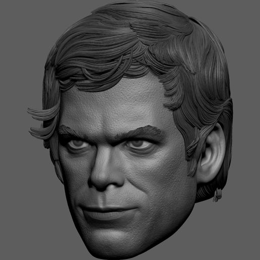 👤 Head - Dexter Morgan (Custom Head for 3D Printing)・ 3D File for 3D ...