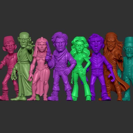👻 The Mummy Figure Set・ STL File for 3D printing・Cults