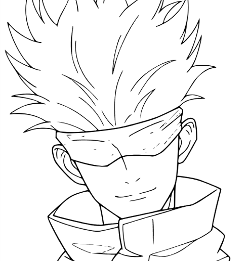 3MF file 2D wall art : Satoru Gojo 🎨 ・Model to download and 3D print・Cults