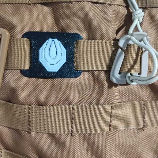 🔫 Customizable MOLLE Tag・ STL File for 3D printing・Cults
