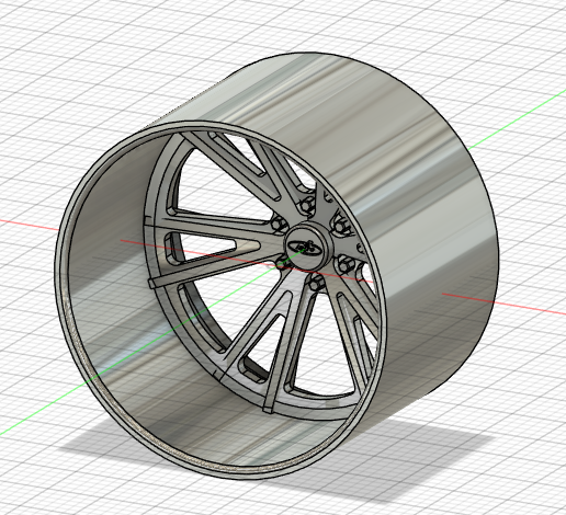 🛞 Intro Wheels Infamous/Mickey Thompson Tire | Sportsman・ STL File for ...