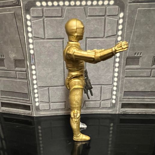 ⭐ STAR WARS VISIBLE C-3PO, TERMINATOR T-800 CUSTOM ACTION FIGURE, 1/18 ...