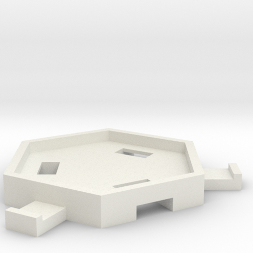 🎲 Hexlock carrier base tile expandable hex board system・ STL File for ...