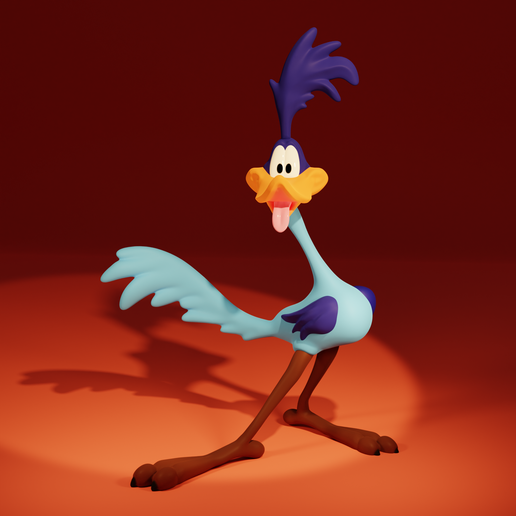 🎨 Road Runner・Free STL File for ・Cults