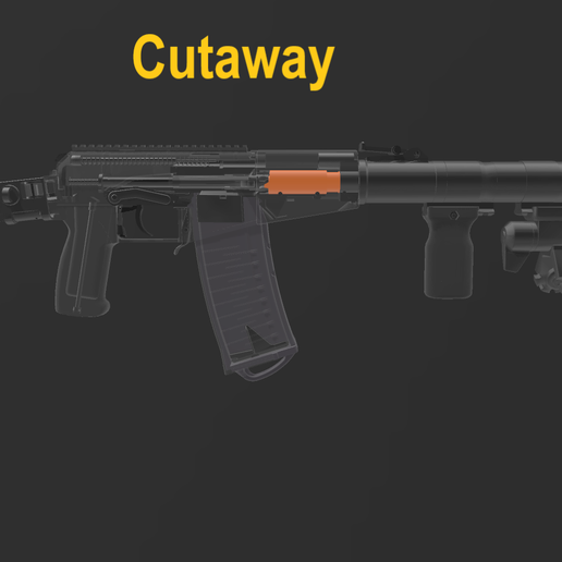 🔫 AS Val Toy Gun Model・ 3D File for 3D printing・Cults