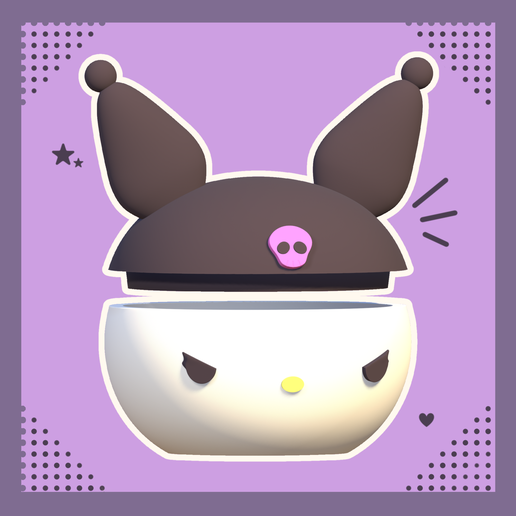 📦 Kuromi sanrio box・ STL File for 3D printing・Cults