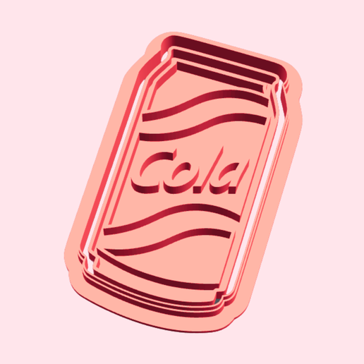 🍪 cortapastas coca cola・Archivo STL para Impresión 3D・Cults
