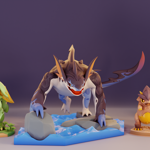 🦸 Animals Of Natlan | Genshin Impact・ 3D File for 3D printing・Cults