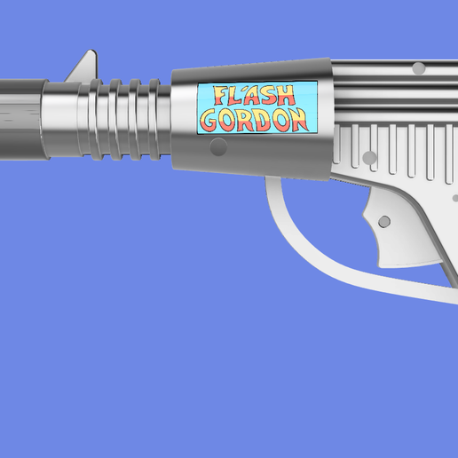 🔫 Flash Gordon Raygun Toy Repro fanart・ STL File for 3D printing・Cults