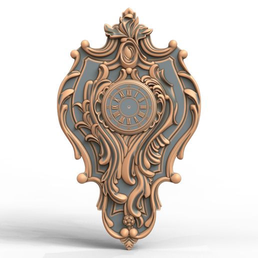 📁 3D Model STL File for CNC Router Laser & 3D Printer 0170. Wall Clock ...
