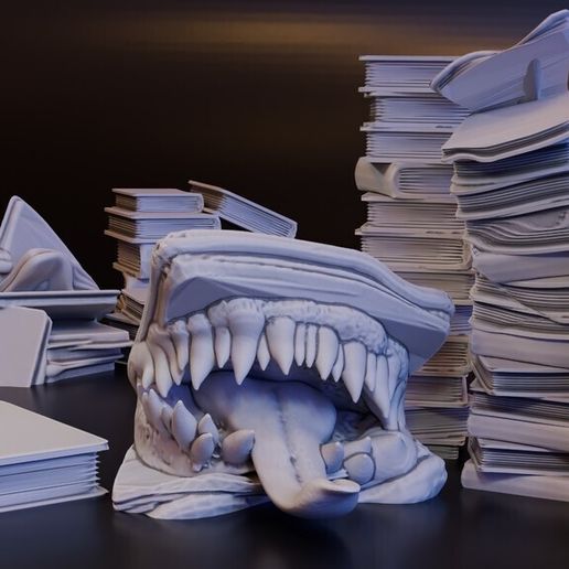 📚 Book Props, Swarms of Books and Book Mimic (DND / TTRPG)・Free STL ...