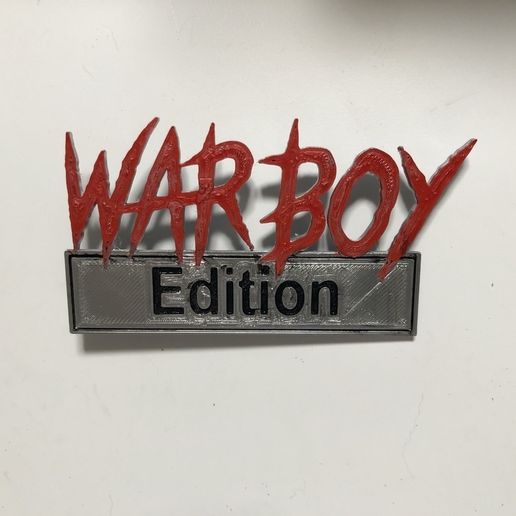 📛 Warboy Edition Novelty Vehicle Badge Mad Max Fury Road・Free STL File ...
