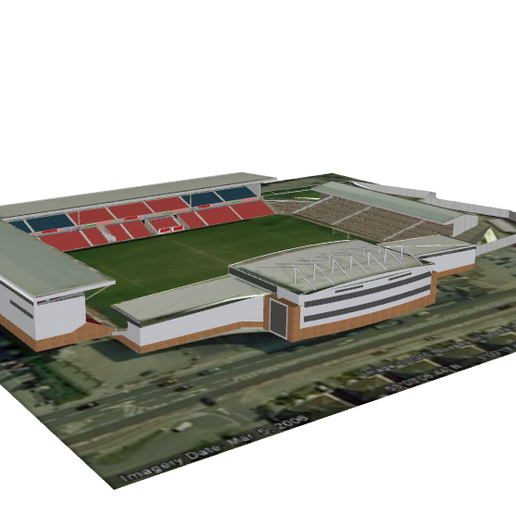STL file Racecourse Ground (Wrexham F.C.) 🏴󠁧󠁢󠁷󠁬󠁳󠁿 ・3D printer design to ...