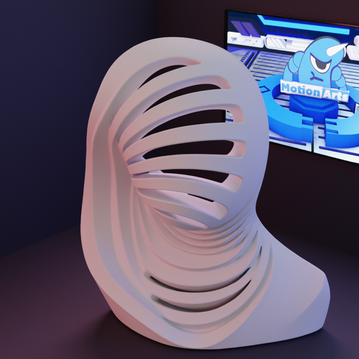 🗿 Abstract sculpture・Free STL File for 3D printing・Cults
