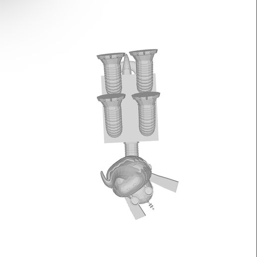 Goddard dangling Keyring | Jimmy Neutron 🔩🚀🔧・ STL File for 3D printing ...