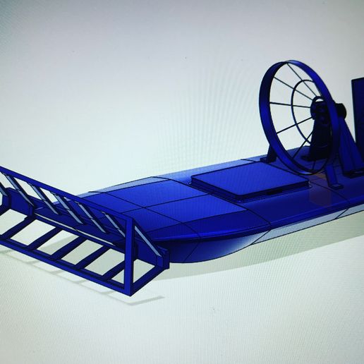 🛥️ airboat・Free STL File for ・Cults