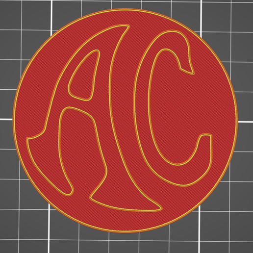 Free STL file AC car badge for wheel chock 🚗 ・Design to download and 3D ...