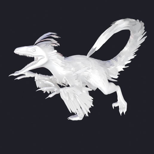 STL file Pyroraptor 3D Model 👹 (OBJ)・3D printable model to download・Cults
