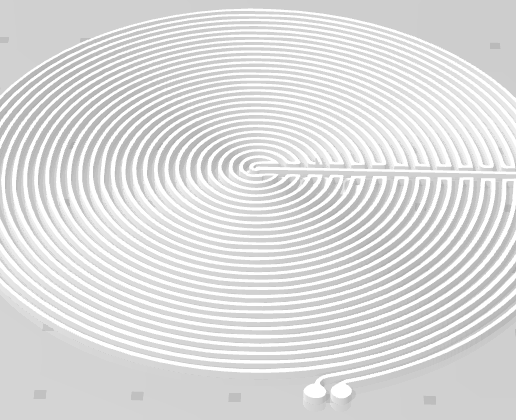 🌊 Circular scalar wave coil・ STL file for ・Cults
