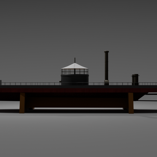 🚢 USS Monitor 3D Print・ STL File for 3D printing・Cults