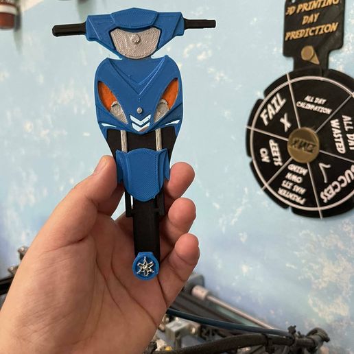 🔑 Yamaha Crypton X Key Hanger・ STL File for ・Cults