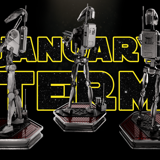 🤖 Combat Droid B1 Sculpture - Star Wars 3D Models - Tested and Ready ...