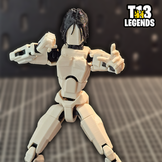 🦸 Attack on Titan Eren Yeager Inspired T13 Legends Dummy 13 Figure・ 3MF ...