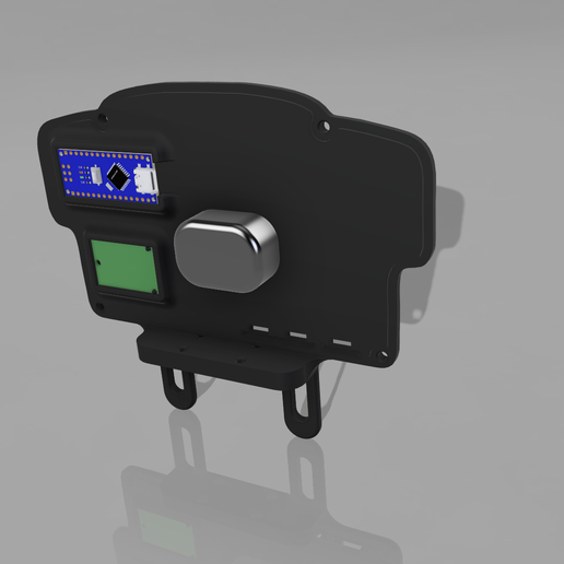 💨 SimRacing 5'' Dashboard SimHub with integrated switch・ STL File for ...