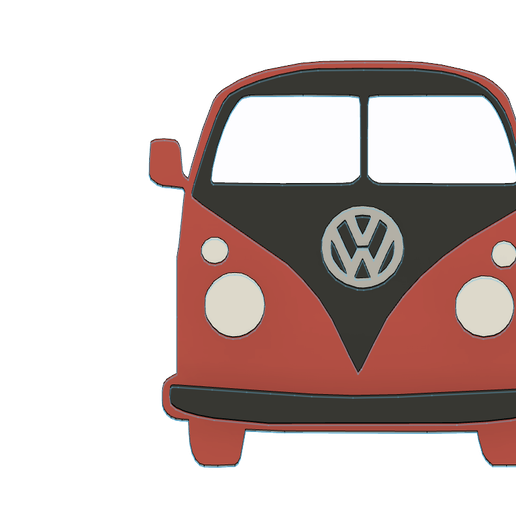 Free STL file vw t1 face 🖨️ (3MF)・3D printable model to download・Cults