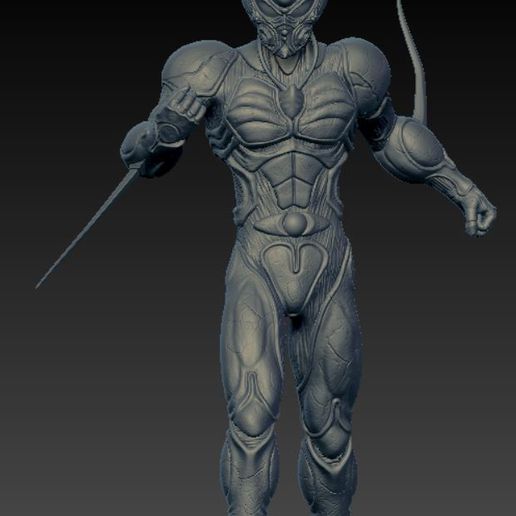 🤜 Guyver Dark hero fist up pose・ OBJ File for 3D printing・Cults