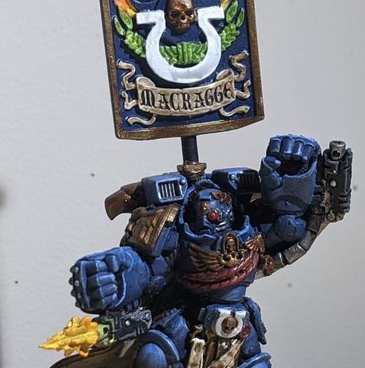 3D printable UM Chapter master Banner・Cults