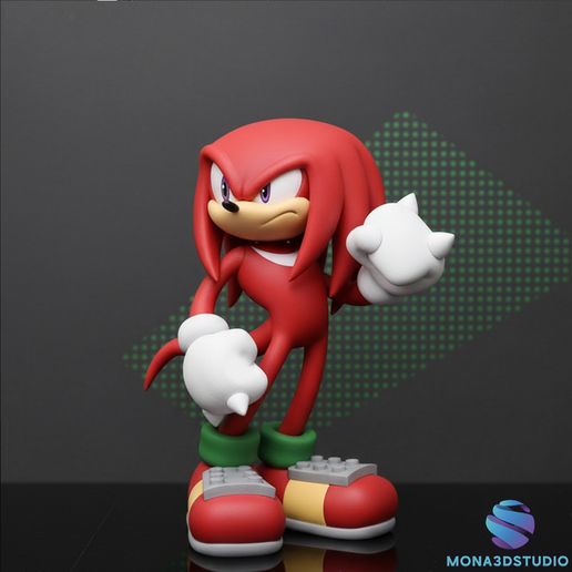 🎮 Knuckles the Echidna - Multi-Part 3D Printable Model (STL)・ STL File ...