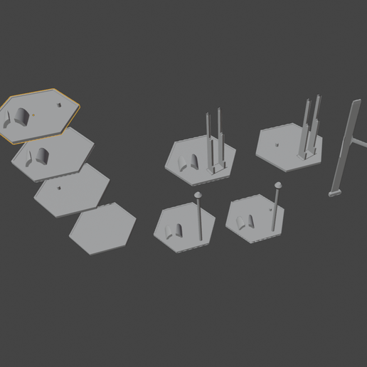 Hex Riser - Hex Stand for Action Figures・ 3D File for 3D printing・Cults