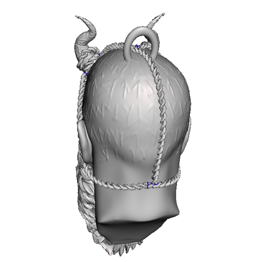 🗝️ MIMIR GOD OF WAR KEYCHAIN・ OBJ File for 3D printing・Cults