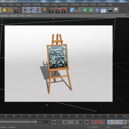 STL file Notice board 🪑 ・3D print design to download・Cults
