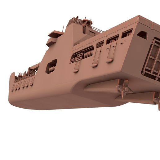 💯 LST 100 - Landing Ship Transport / Ship / Ship stl / ship printer ...