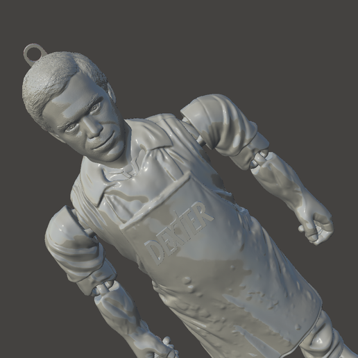 👾 DEXTER MORGAN Flexi (para colgar)・ STL File for 3D printing・Cults