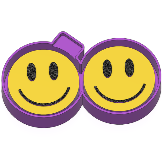 🪔 Smiley Face Vent Clip Freshie STL Mold Housing・ STL File for 3D ...