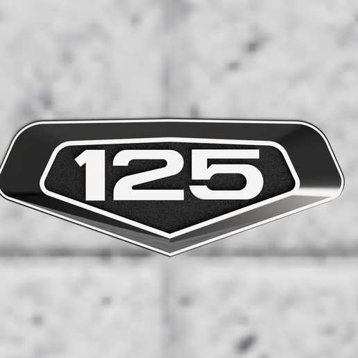 📛 Honda CB125 1975 badge・Free STL File for 3D printing・Cults